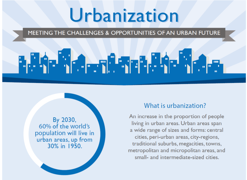 CHALLENGES OF URBANIZATION: STRAINS ON WATER AND SANITATION SYSTEMS ...